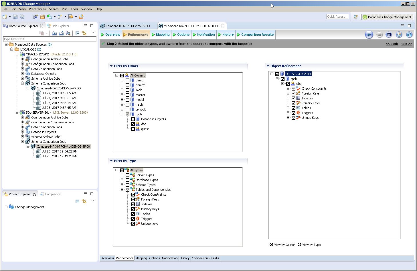 DB Change Manager Product Tour | IDERA